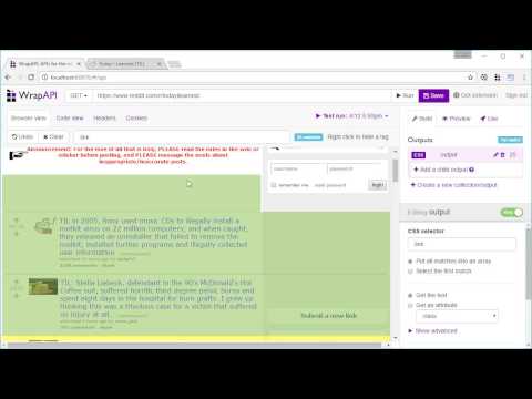 WrapAPI: building an API to get Reddit posts
