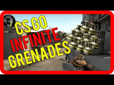CS GO infinite unlimited grenades command - CS GO unendlich Granaten [english/german]