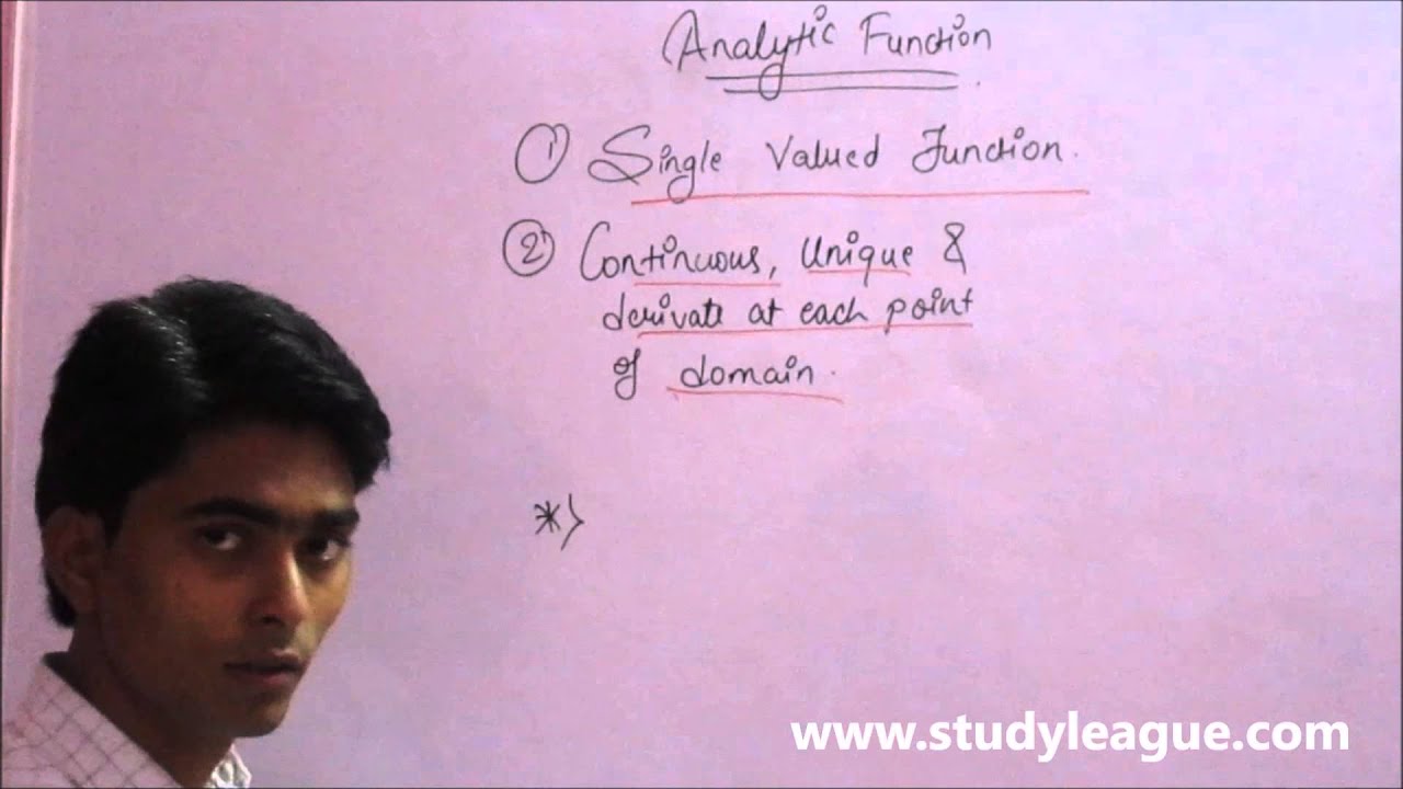 Complex Variable - Analytic Function I