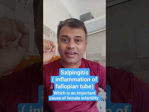 Salpingitis - Inflammation of Fallopian tube cause of female infertility #trendingshorts