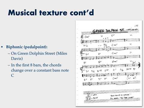 Examples of Musical Texture