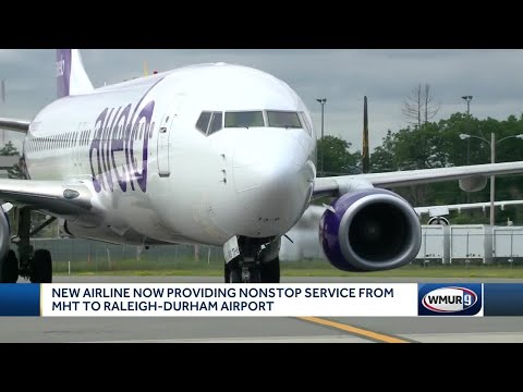 New airline provides service from Manchester to Raleigh-Durham