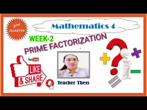 Writing a Given Number as Product of its Prime Factors : MELC BASED