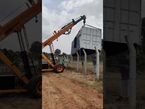 Farm House Built using shipping container. 🚚🌾| #containerhomes #farmhouse