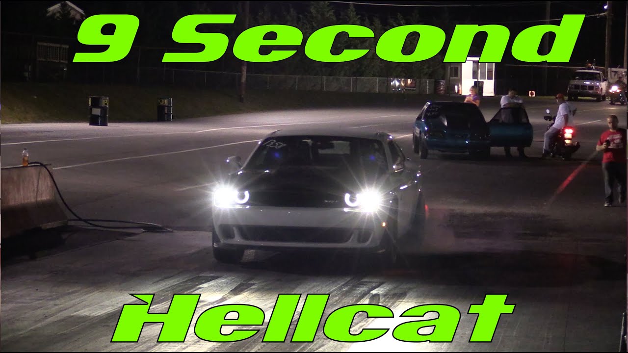 Fastest Dodge Challenger Hellcat In the World Pulls 9s Quarter Mile Run ...