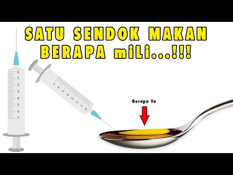 SATU SENDOK MAKAN BERAPA ML? || TAKARAN DOSIS #shorts #short #trending #satisfying #subscribe