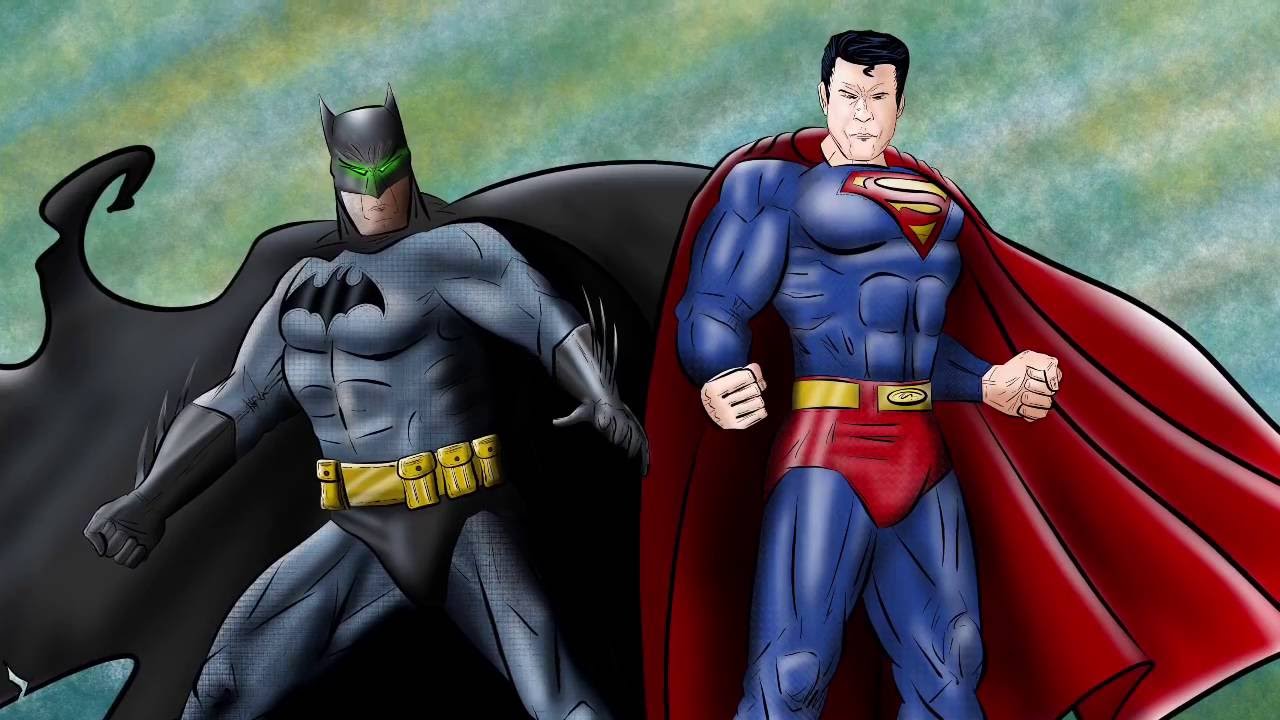 Batman & Superman Process Video Tutorial Comic