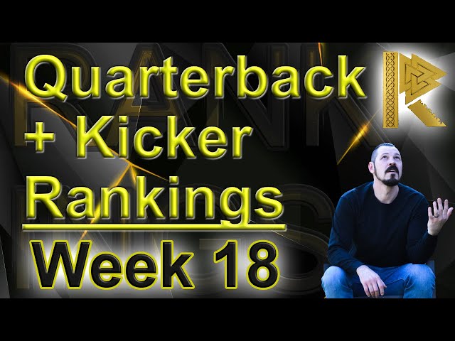 Fantasy Football Start 'Em Sit 'Em 2022 NFL Week 18: Kicker rankings