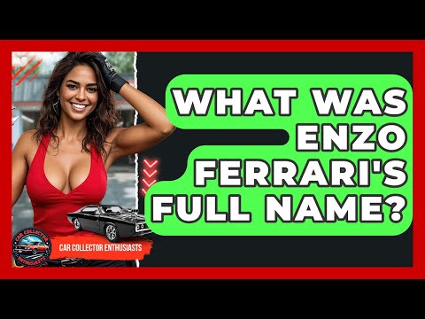 What Was Enzo Ferrari's Full Name? - Car Collector Enthusiasts