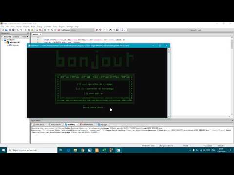 language C cryptage et decryptage (vegenere's method)