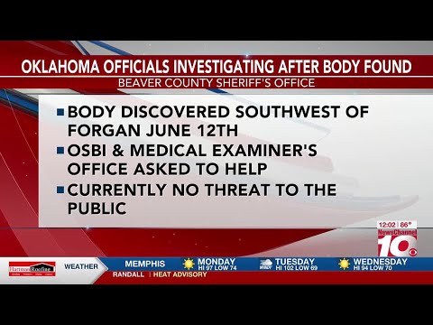 Oklahoma officials investigating after body found near Forgan