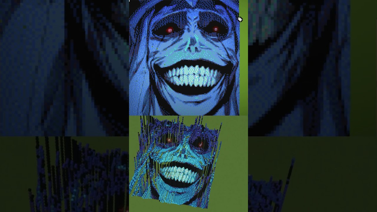 Making Statue Of God from Solo Leveling in Minecraft Map art