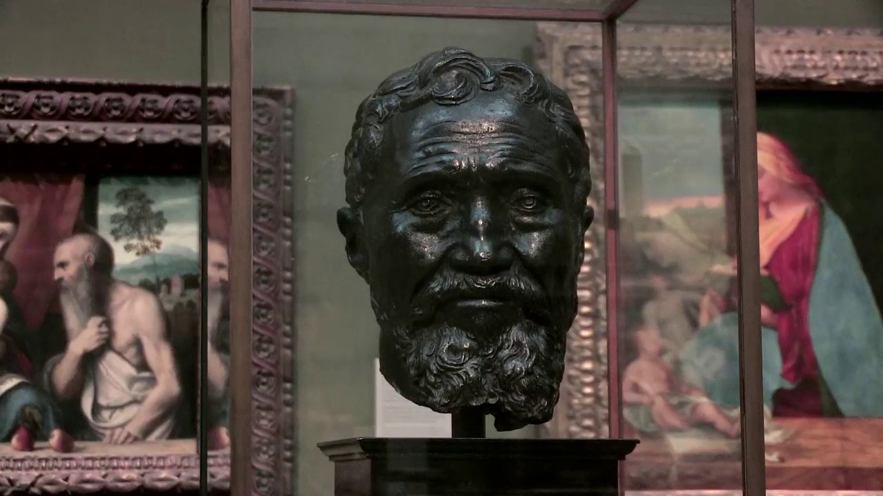 Michelangelo (attr’d), The Holy Family with Saint John the Baptist, 16th century, Ashmolean Museum