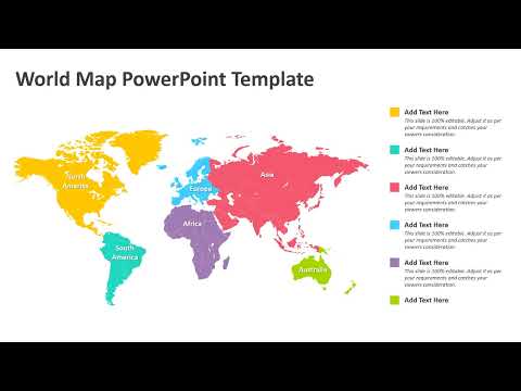 World Map PowerPoint Template | Kridha Graphics
