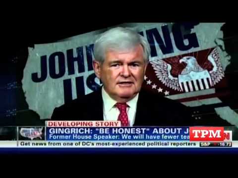 Gingrich: Deficit Spending Means Fewer Teachers