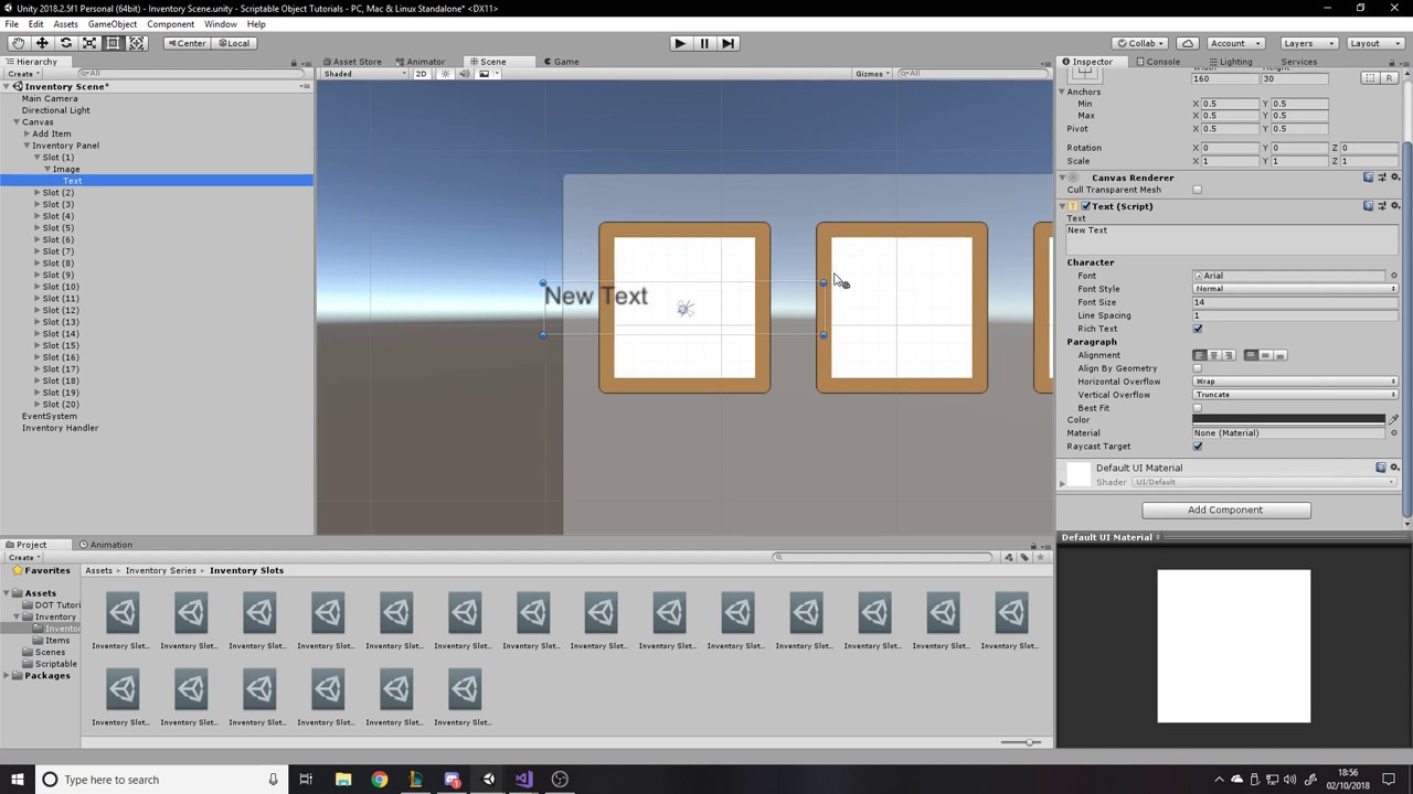 Item and Inventory System - Unity Tutorial - Stacking Items and Utilising Scriptable Objects