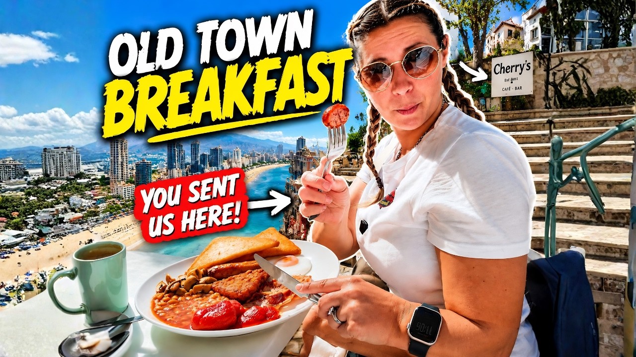 Old town Benidorm !! You sent us for This breakfast !!