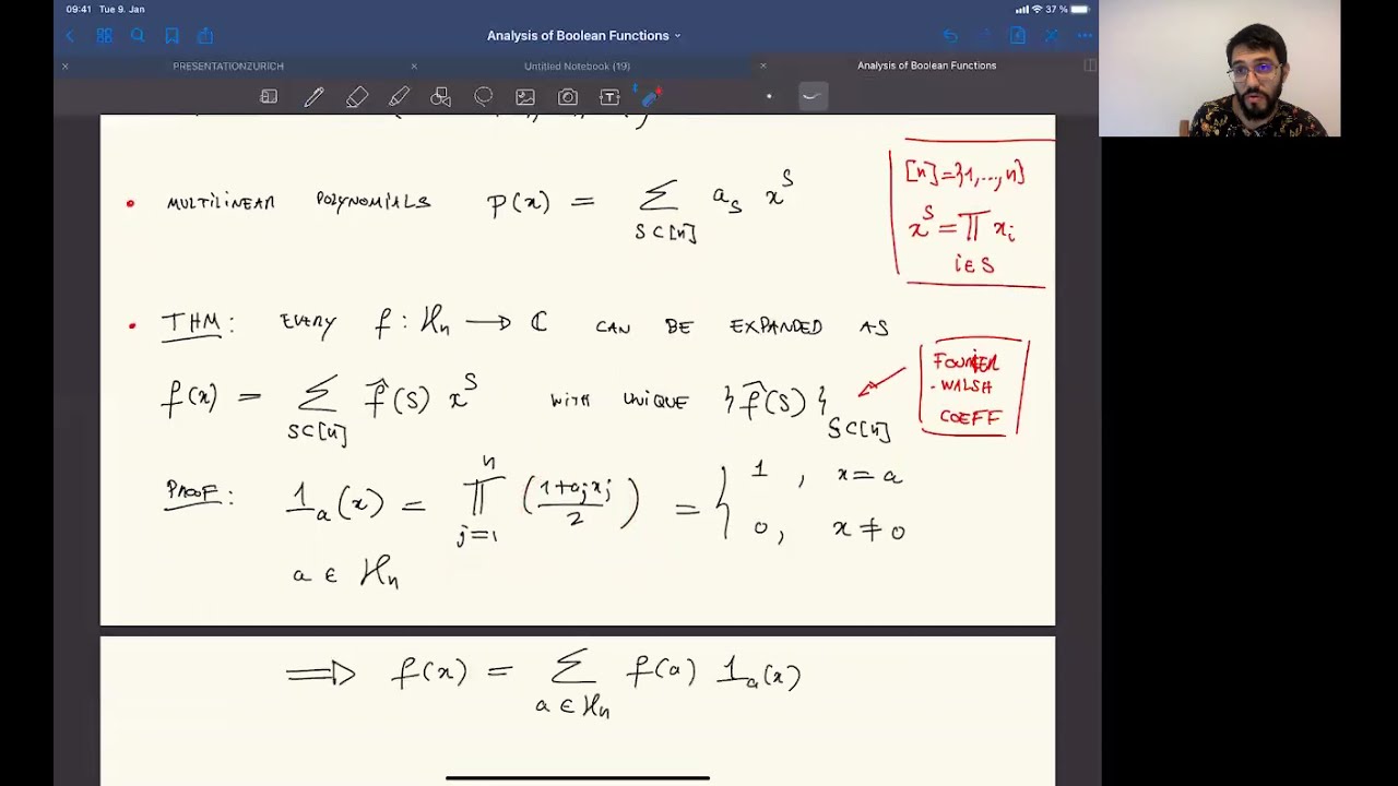 Boolean Functions - Lecture 1 - Basics