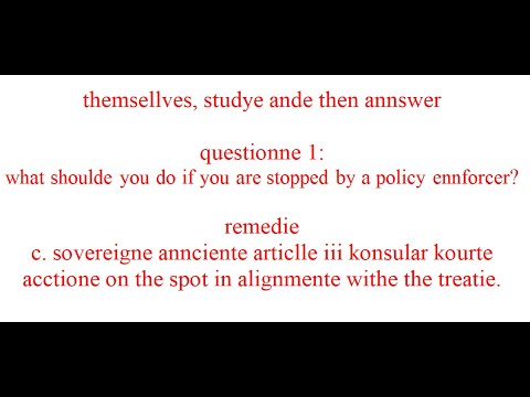 what to do when stopped by a policy ennforcer