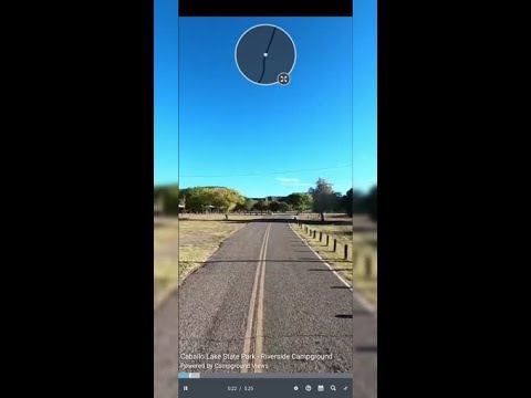 Virtual Tour of Caballo Lake State Park - Riverside Campground, NM