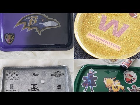 Where are all the Dollar Store trays?? What else can I use?? #crafting #dollartree #rollingtrays