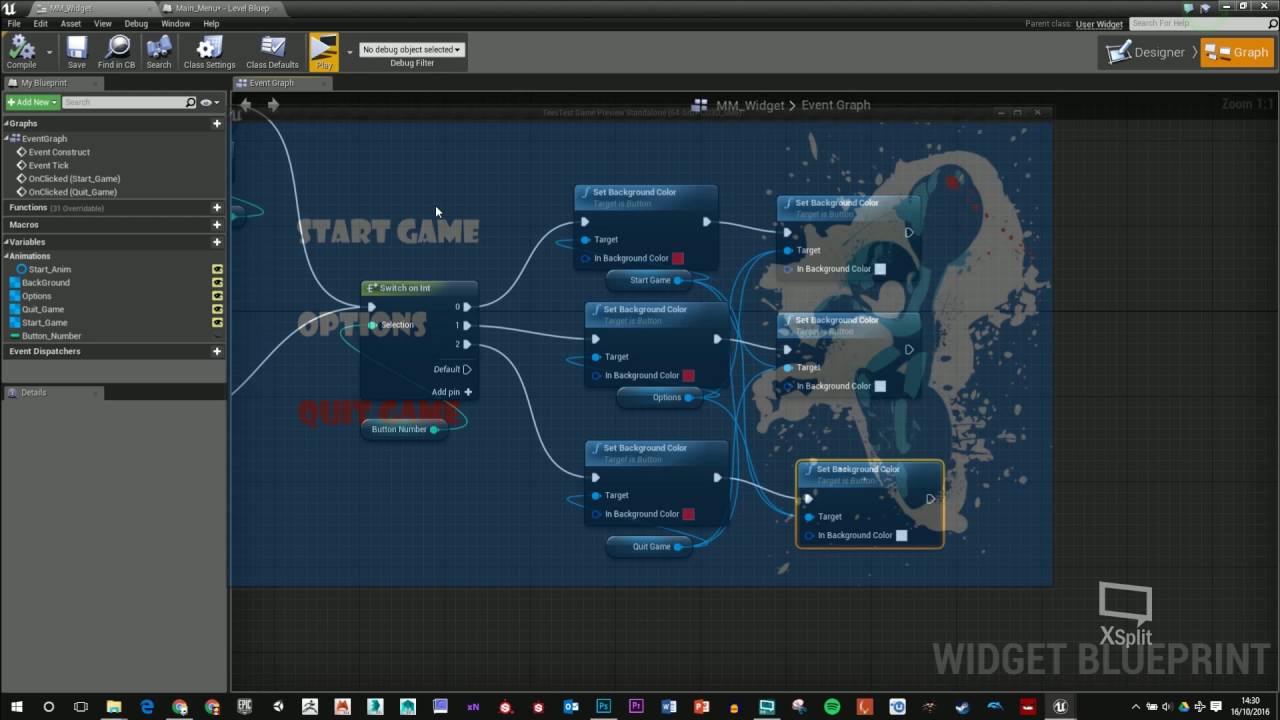 Unreal 4 - Interface with gamepad control