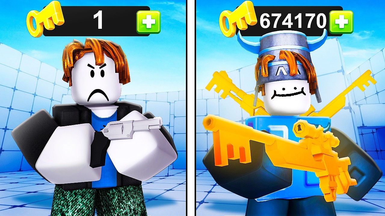 How Many KEYS Can I Get in 1 HOUR in Roblox Rivals!