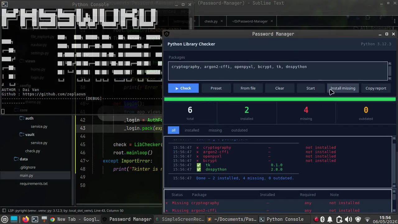I Built a 1Password Clone Using ONLY Python Tkinter [2026]