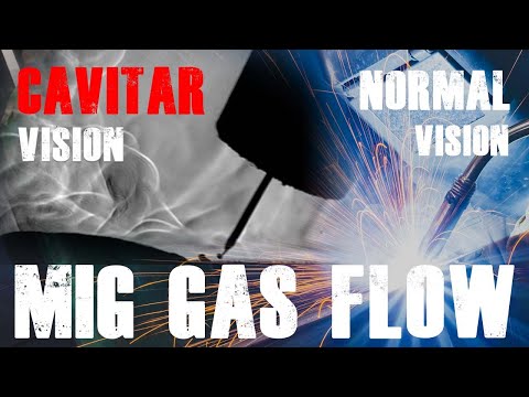 Watch the Flow of Protection Gas in MIG Welding - Imaged with CAVILUX + Schlieren