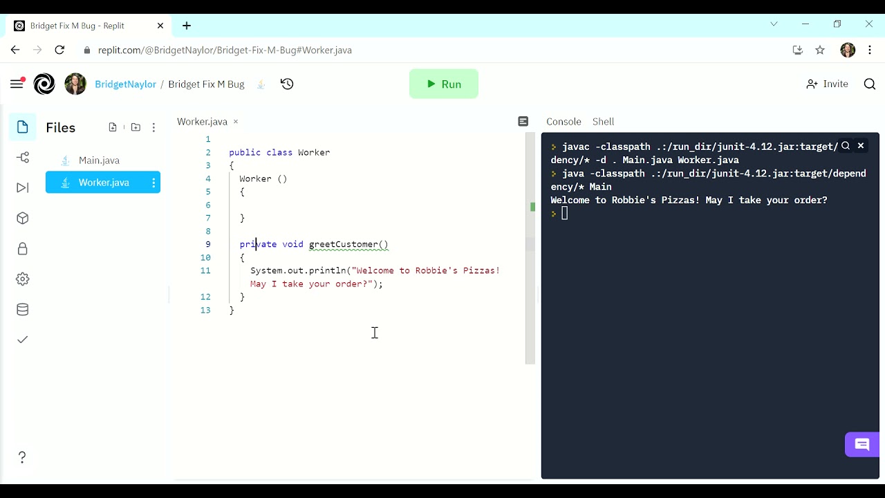 Java: Error: cannot find symbol part2 (methods)