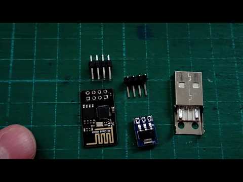 ESP8266-01 USB powered.(Easy Build, ish)