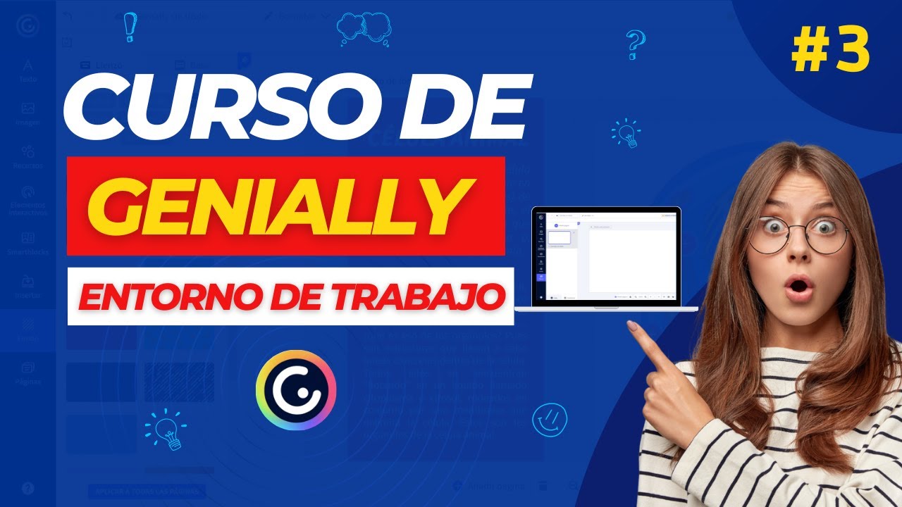 ¿Cómo es el ENTORNO de TRABAJO de Genially? | Curso de GENIALLY para DOCENTE #3