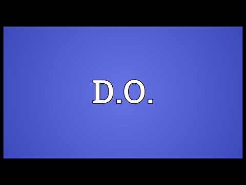 D.O. Meaning