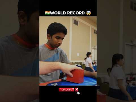 Fastest Pawan Ravindra cube solve in 5.58sec 🤯 world record 🇮🇳#sorts #viral #rubikscube