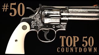 Colt Python Engraving Sampler Double Action Revolver | Rock Island Auction