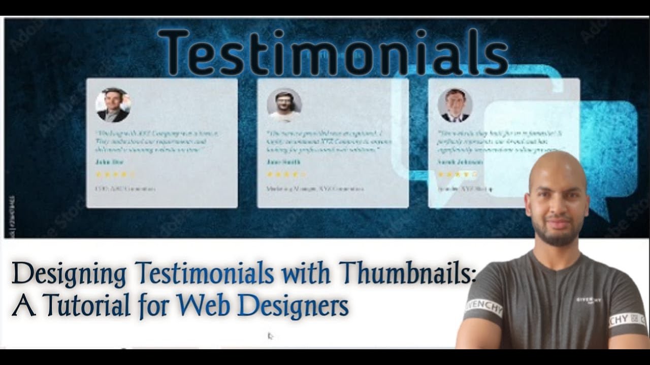 Responsive testimonials section using only HTML & CSS