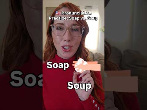 How to say: soap - soup #americanenglish #perfectlypronounced #pronunciation