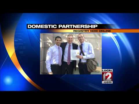 Domestic partnership registry now online