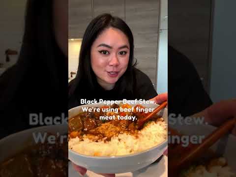 You NEED to try my Black Pepper Beef Stew - super tender beef!