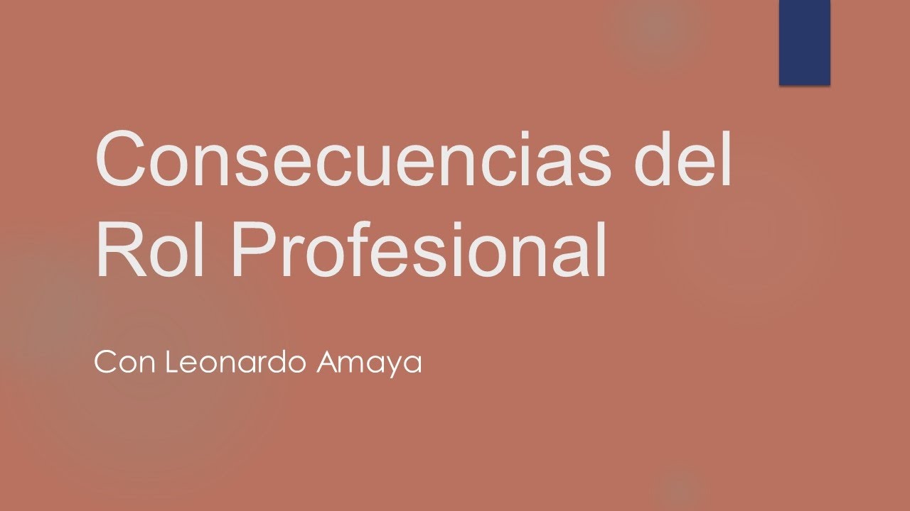 Ethical Dialogues 08 - Clarification of the Professional Role of the Psychologist