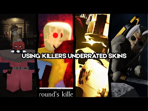 USING UNDERRATED KILLER SKINS | Roblox Forsaken