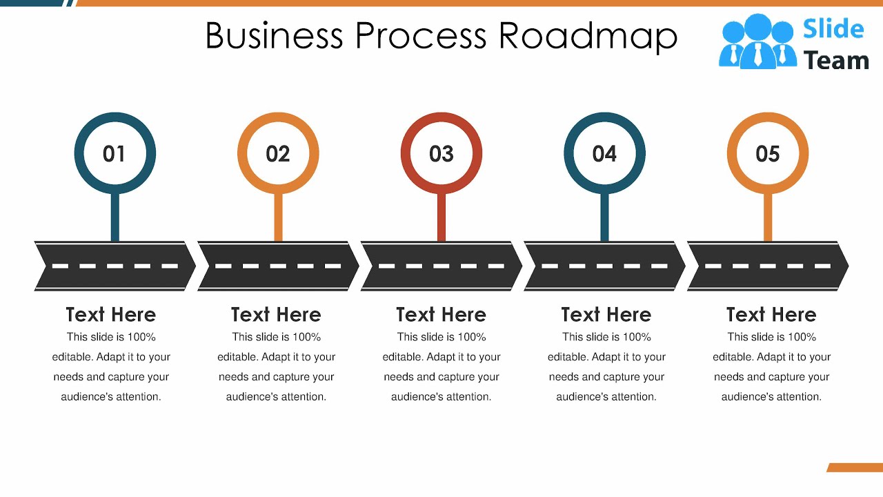 Business Process Roadmap Ppt Shapes