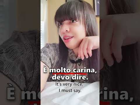 "devo dire" I must say | Italian bilingual short