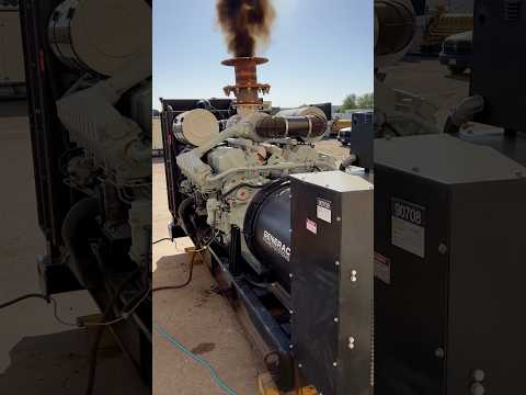 Start Up! 800 kW Diesel Generator #generator #diesel #power