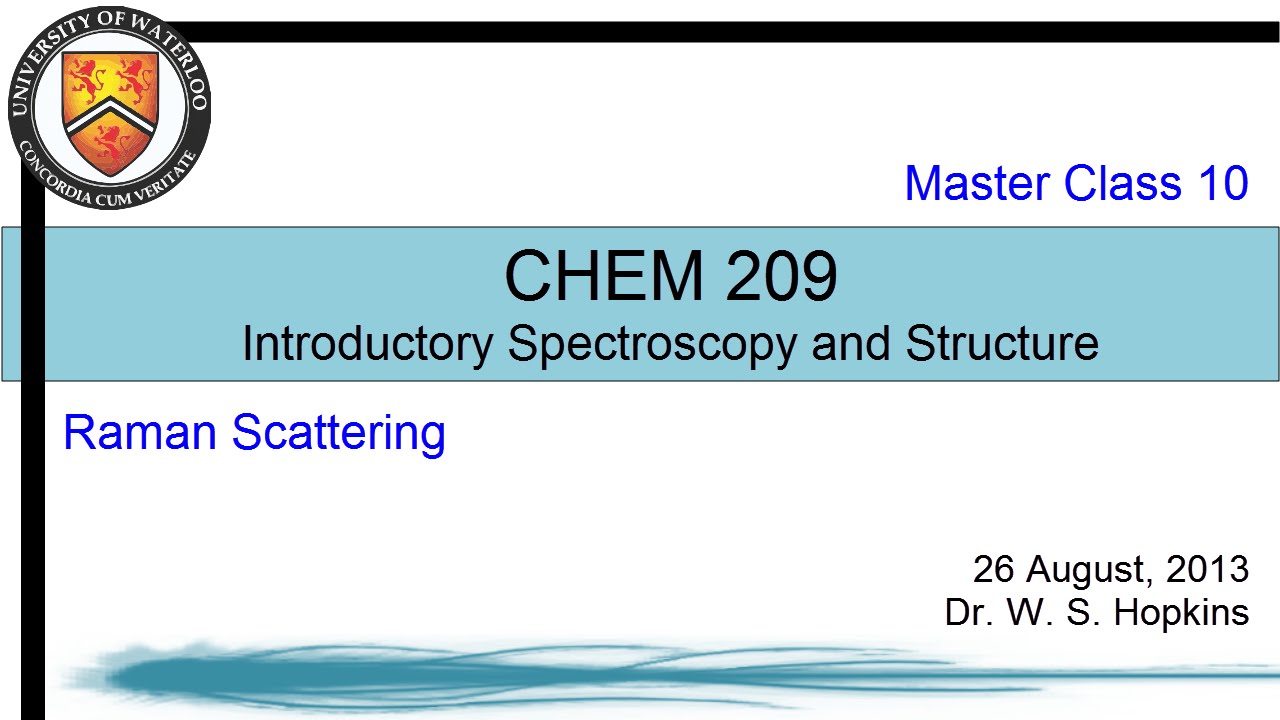 Spectroscopy I - Master Class 10 (Raman Scattering)