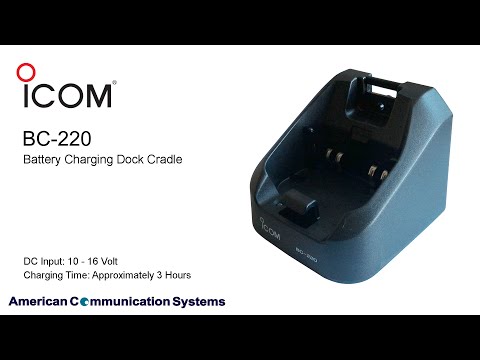 Icom BC220 Quick Battery Charging Cradle for IC-M93D