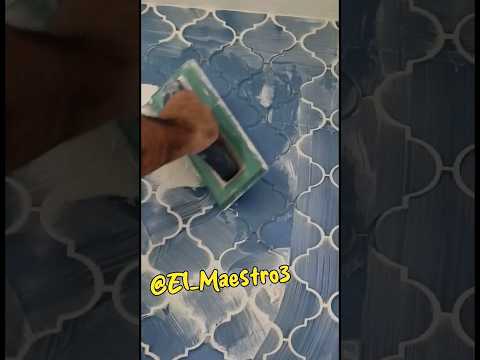 Como hacer fusion pro grout en español #trabajo #lechada #comohacer #grout #español #spanish
