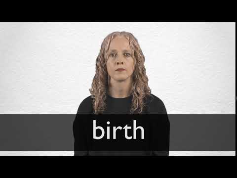 How to pronounce BIRTH in British English