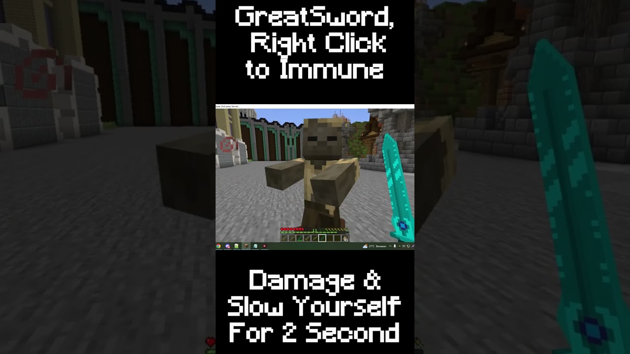 Minecraft Itemsadder : Great Sword Abilities