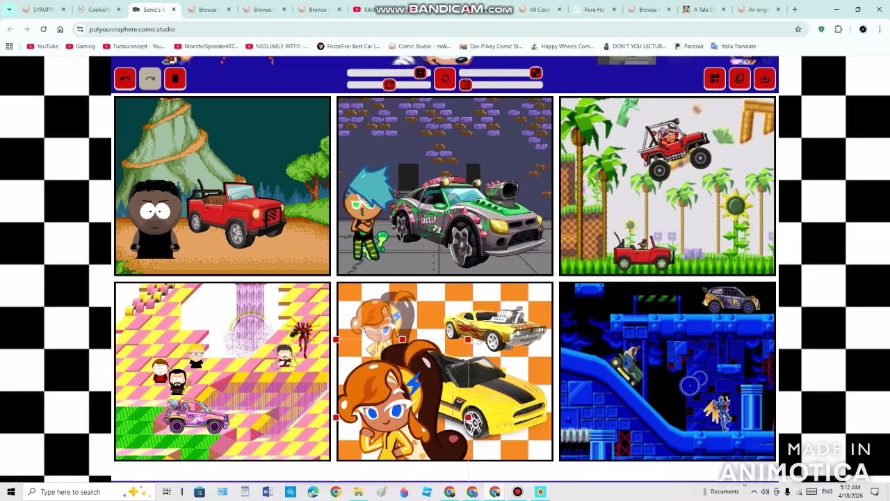 Sonic's Miscalculations Comic Studio have some extras and stuff or not
